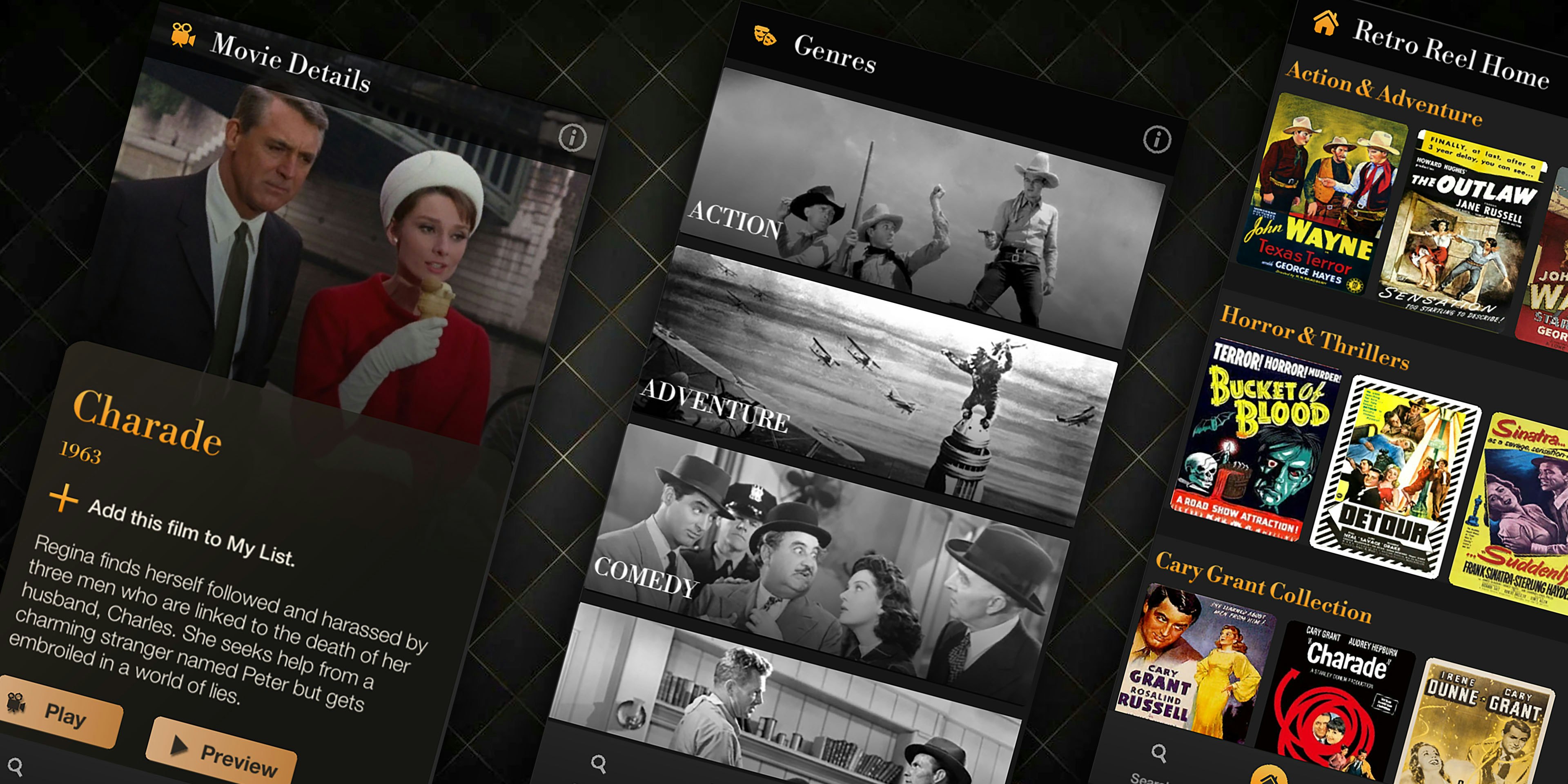 Retro Reel: Like Netflix but for old Hollywood films | Product Hunt