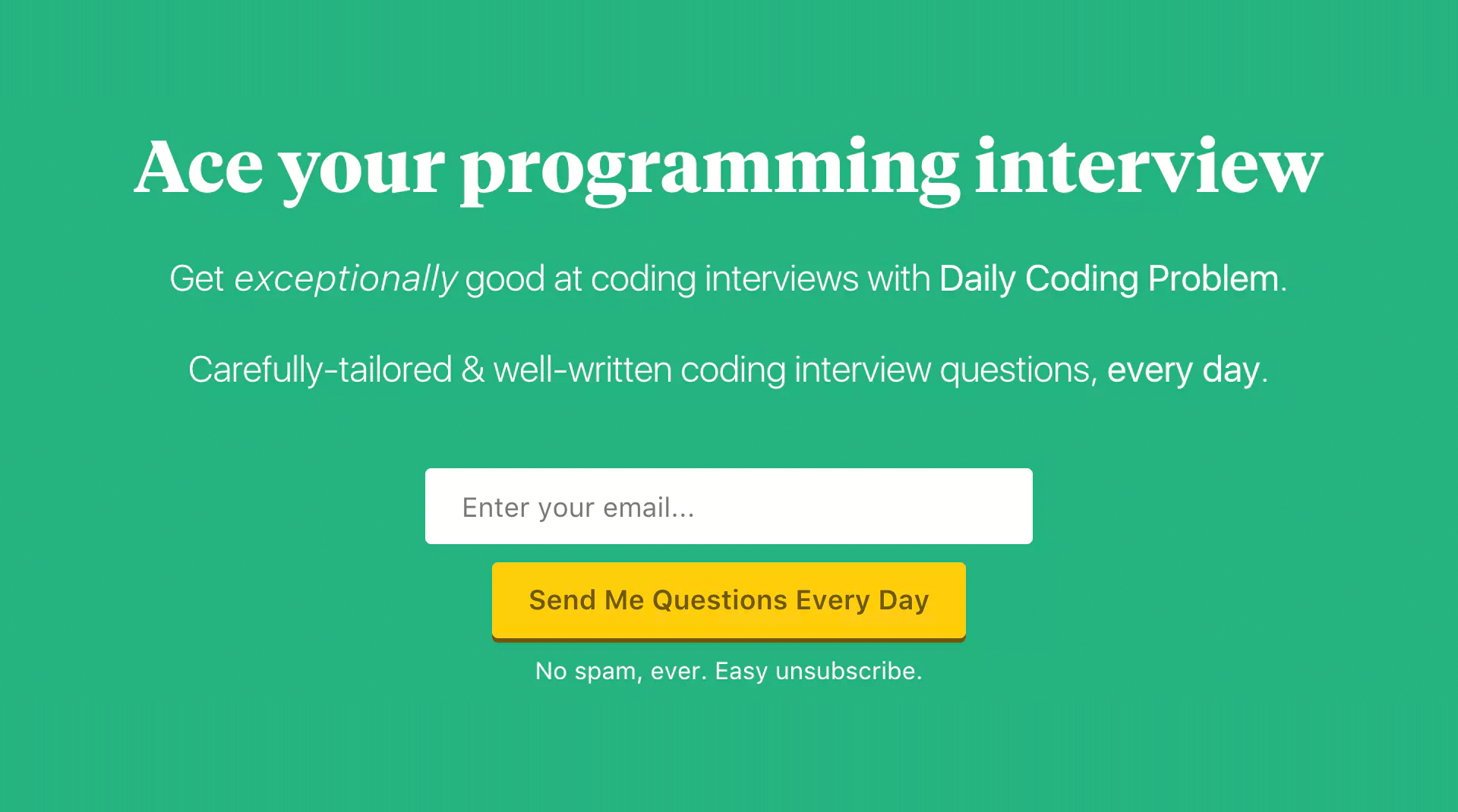 Daily Coding Problem Get Exceptionally Good At Coding Interviews Product Hunt 8193