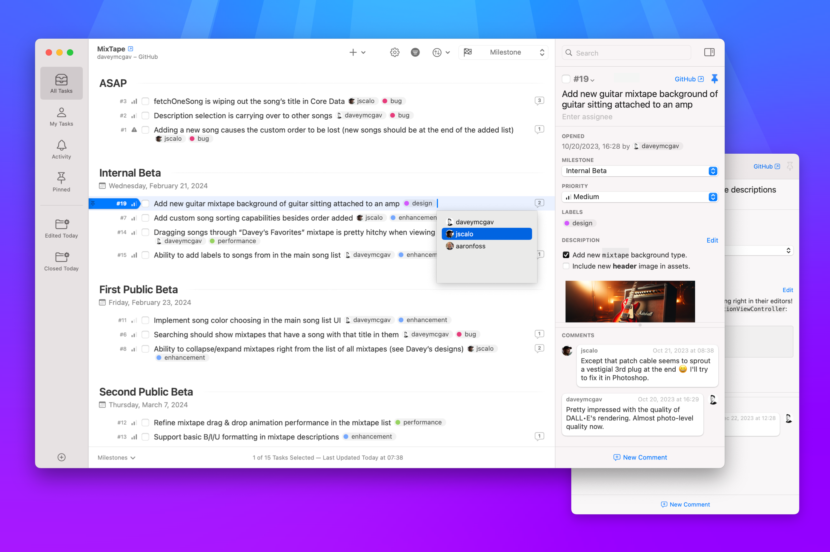 Sonar: A native Mac app for GitHub and GitLab Issues. | Product Hunt
