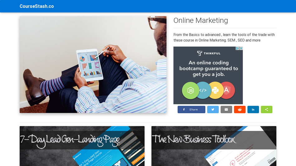 CourseStash: A Curated Directory of Online Learning | Product Hunt
