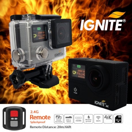 ignite 4K: Waterproof sport action camera | Product Hunt