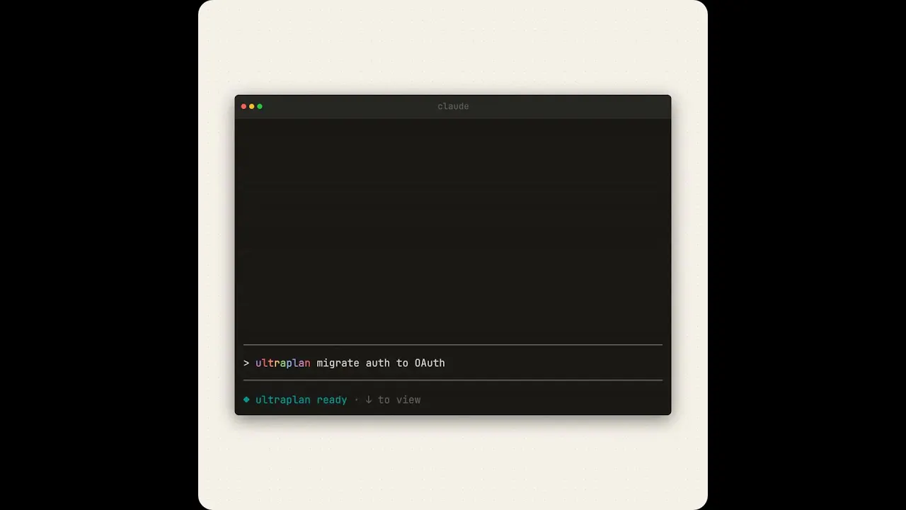 Claude Code ultraplan: Claude Code command that plans your codebase in ...