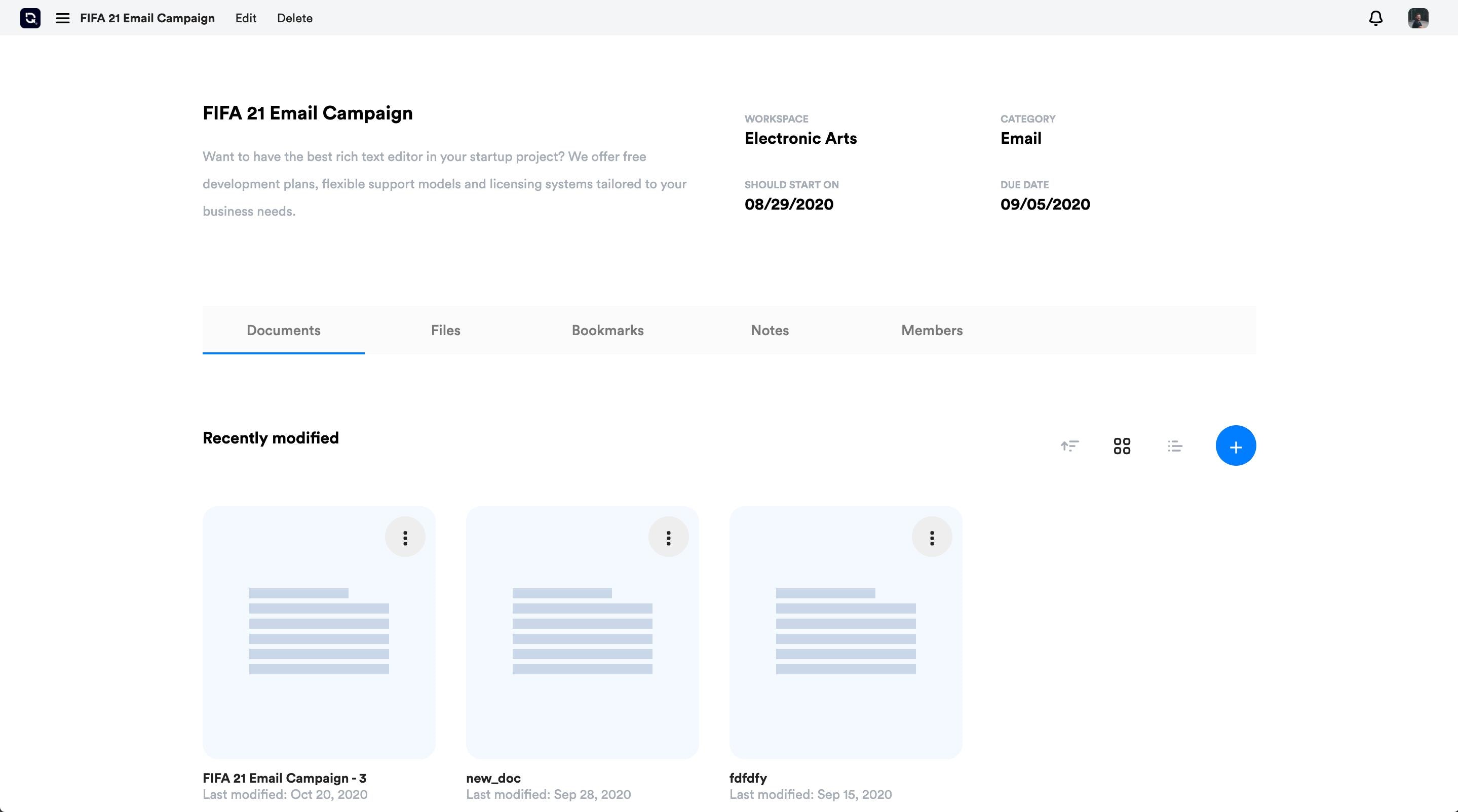 Quill.app - Copywriter's homepage with your entire projects in one ...