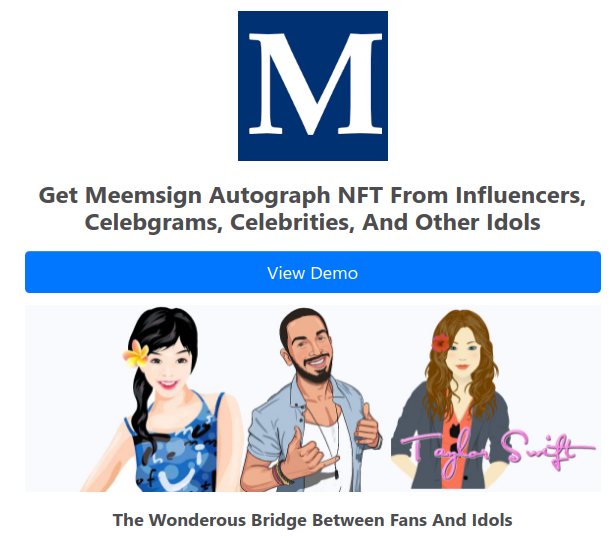 Meemsign Autograph NFT - Product Information, Latest Updates, and ...