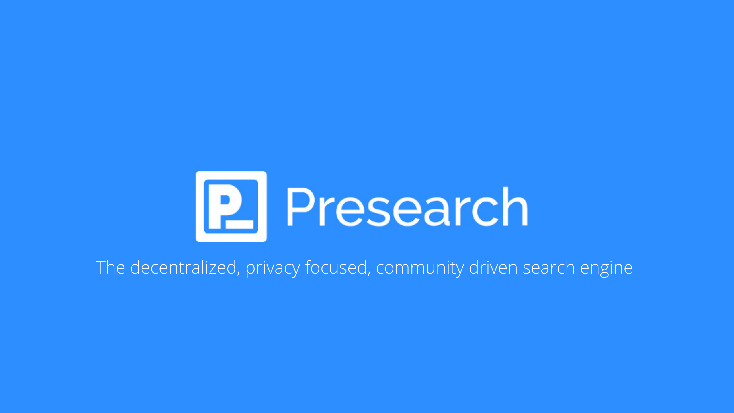 Presearch 2.0: The network powering presearch decentralized search ...