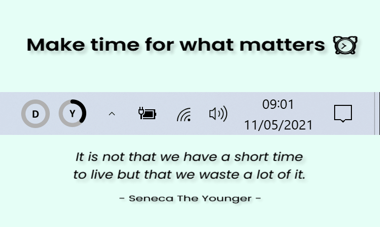 ProgressBar: A Windows taskbar app to track your day & year progress ...