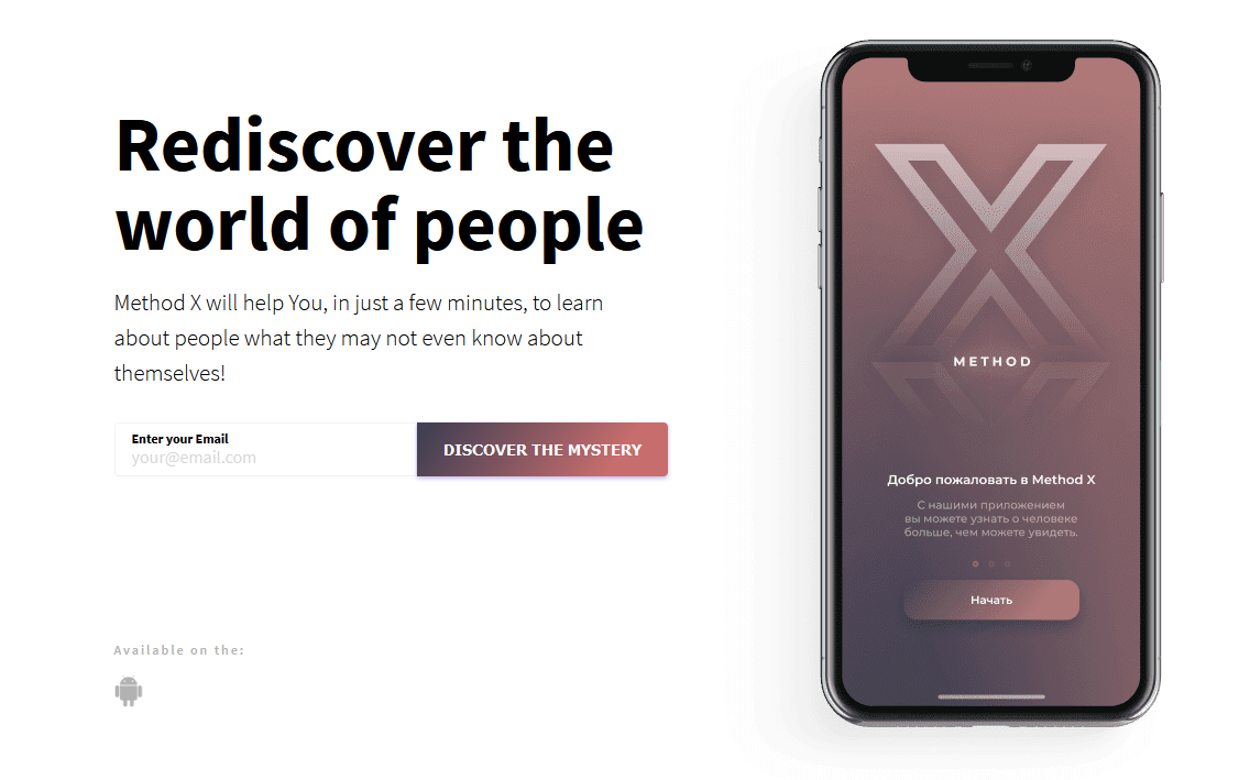 MethodX: the first unique human character recognition system | Product Hunt
