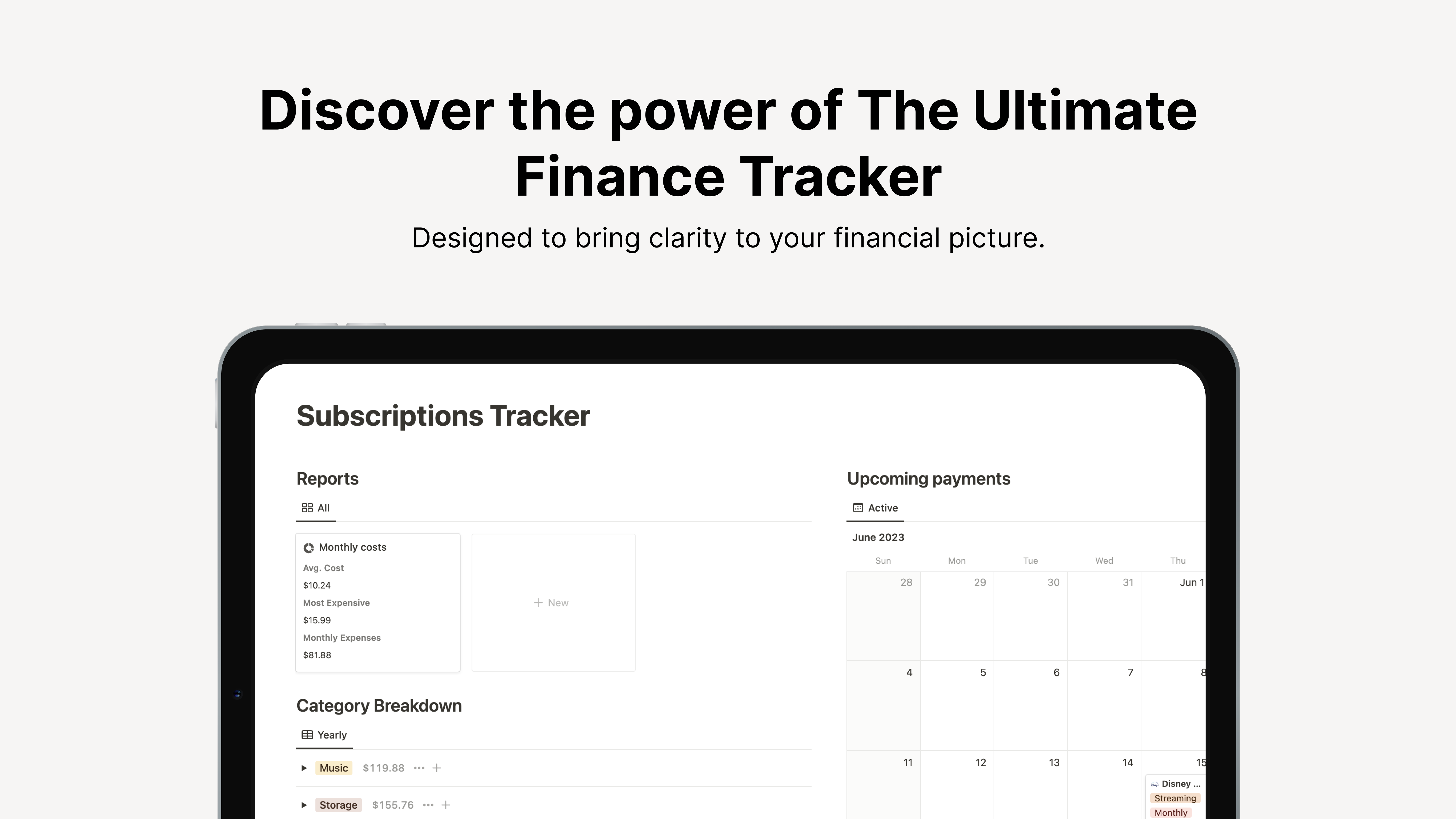 Notion Finance Tracker Forums | Product Hunt