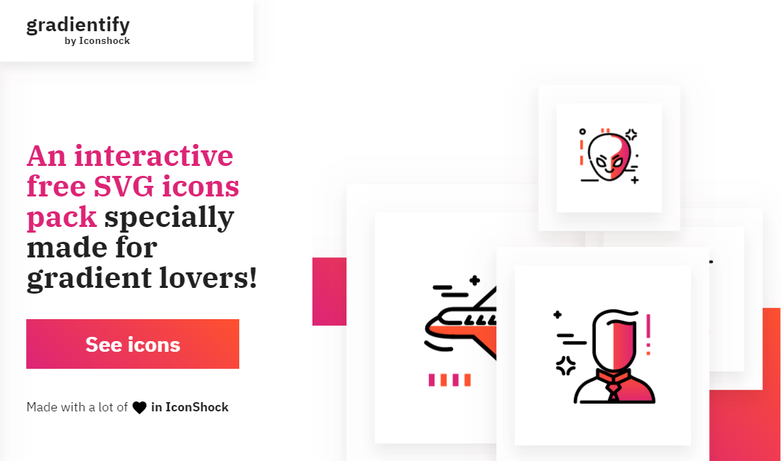 Gradientify Icons : p/iconshock | Product Hunt