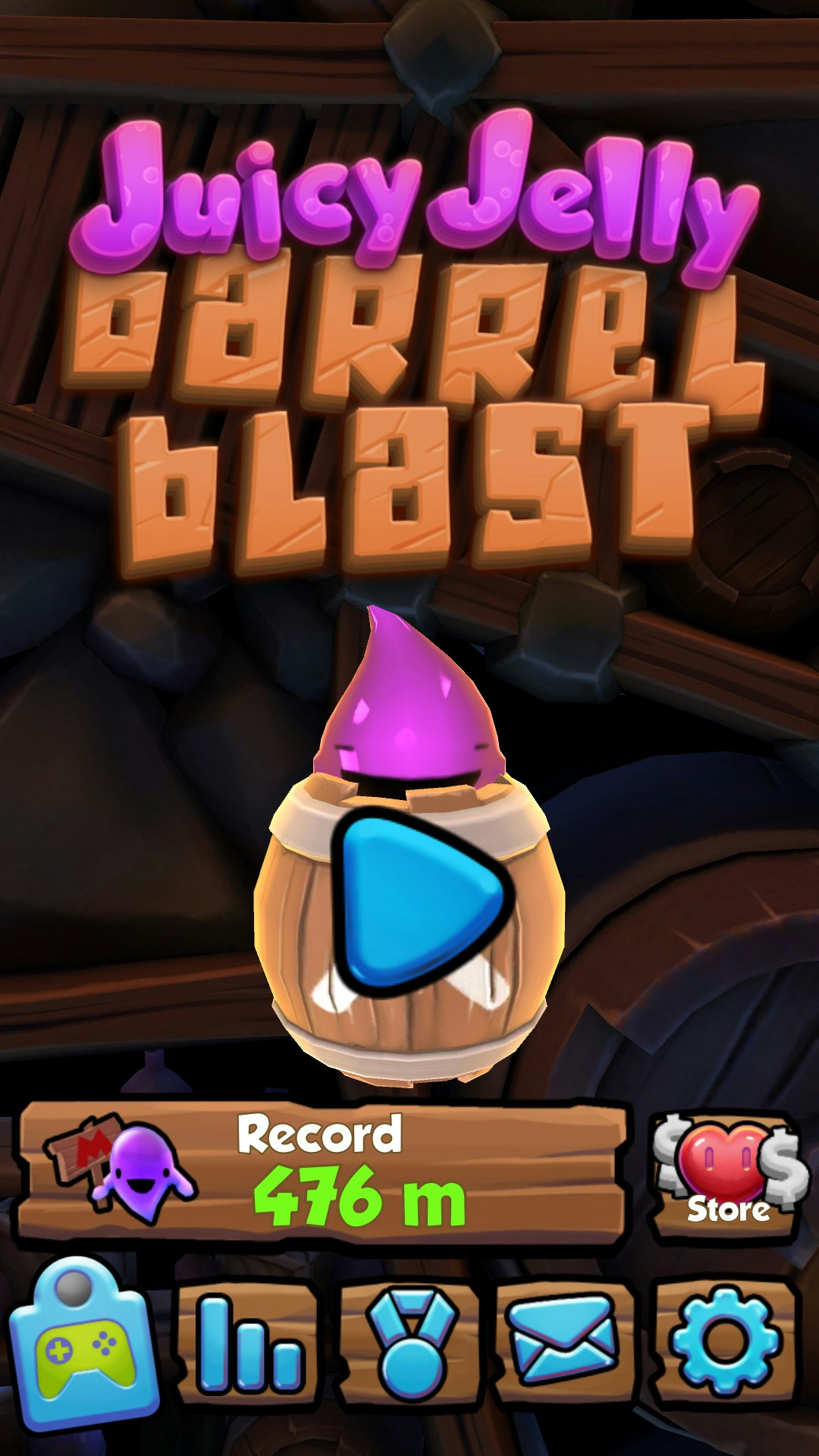 Juicy Jelly Barrel Blast: Cute one touch controlled endless barrel ...