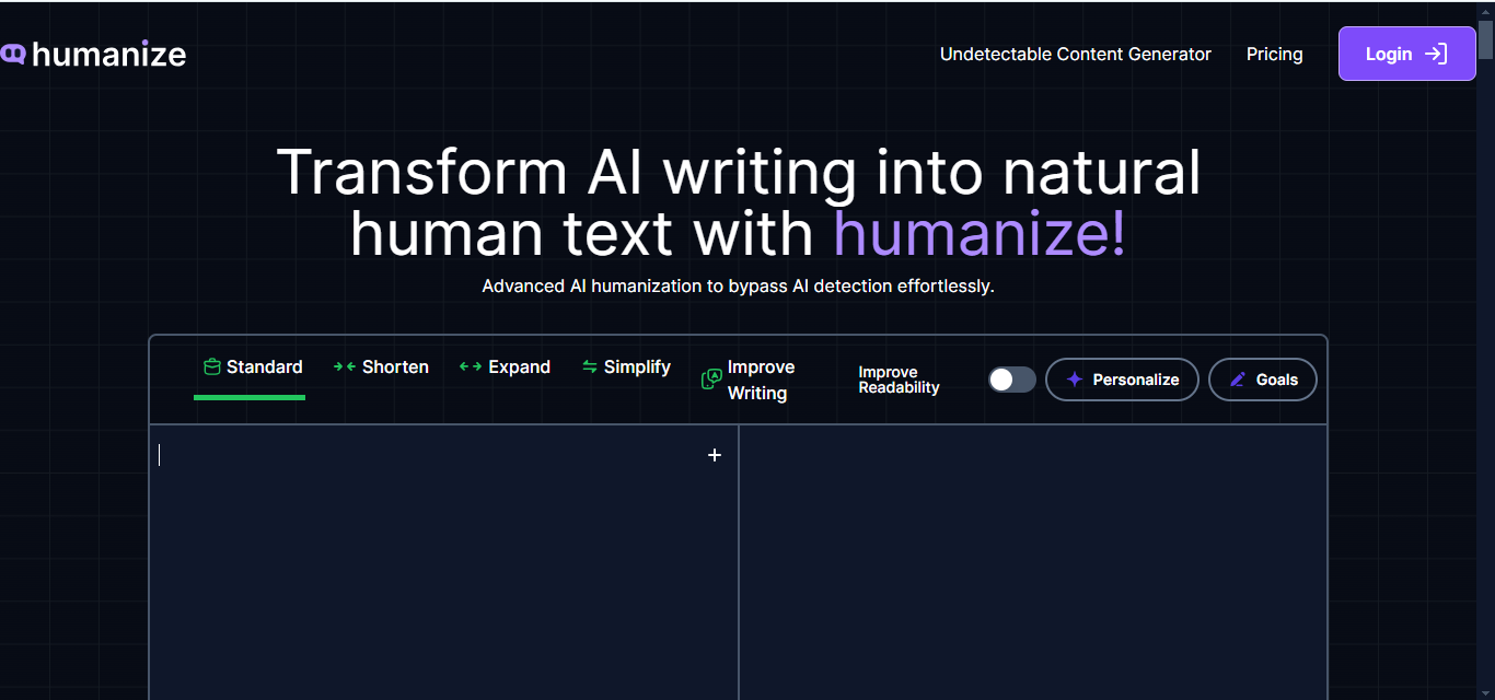 Humanize Ai Text: Humanize | Product Hunt