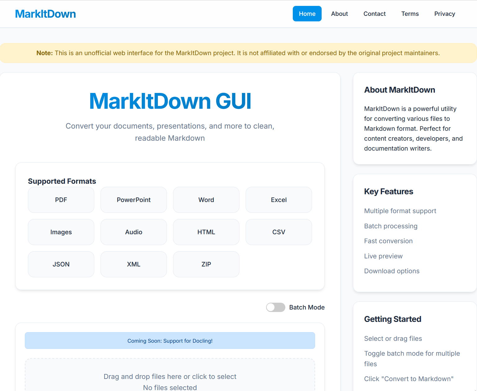 Markitdown GUI