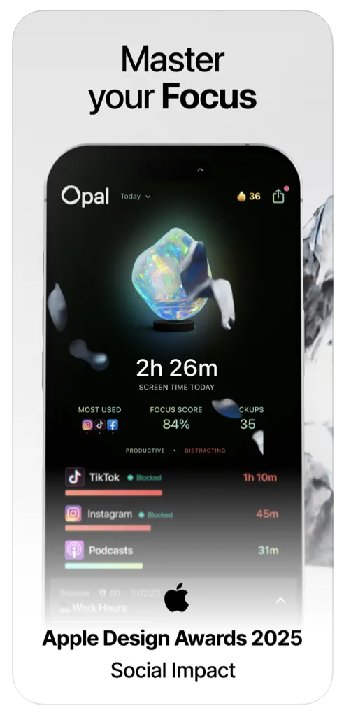 Opal: Screen Time Control: The fun, free Screen Time app to improve ...