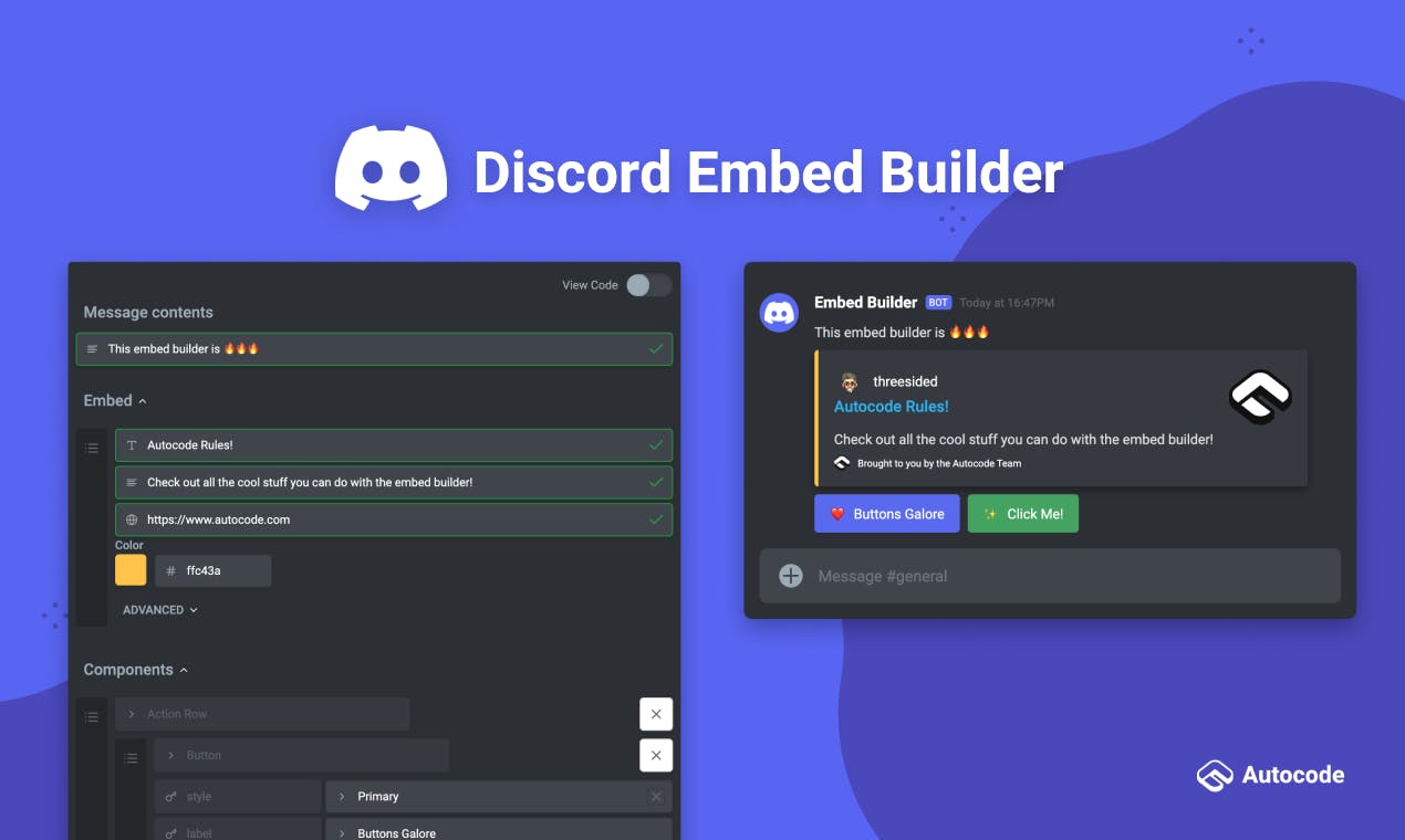 Discord Message Embed Builder Build And Preview Discord Message Embeds In Realtime Product Hunt