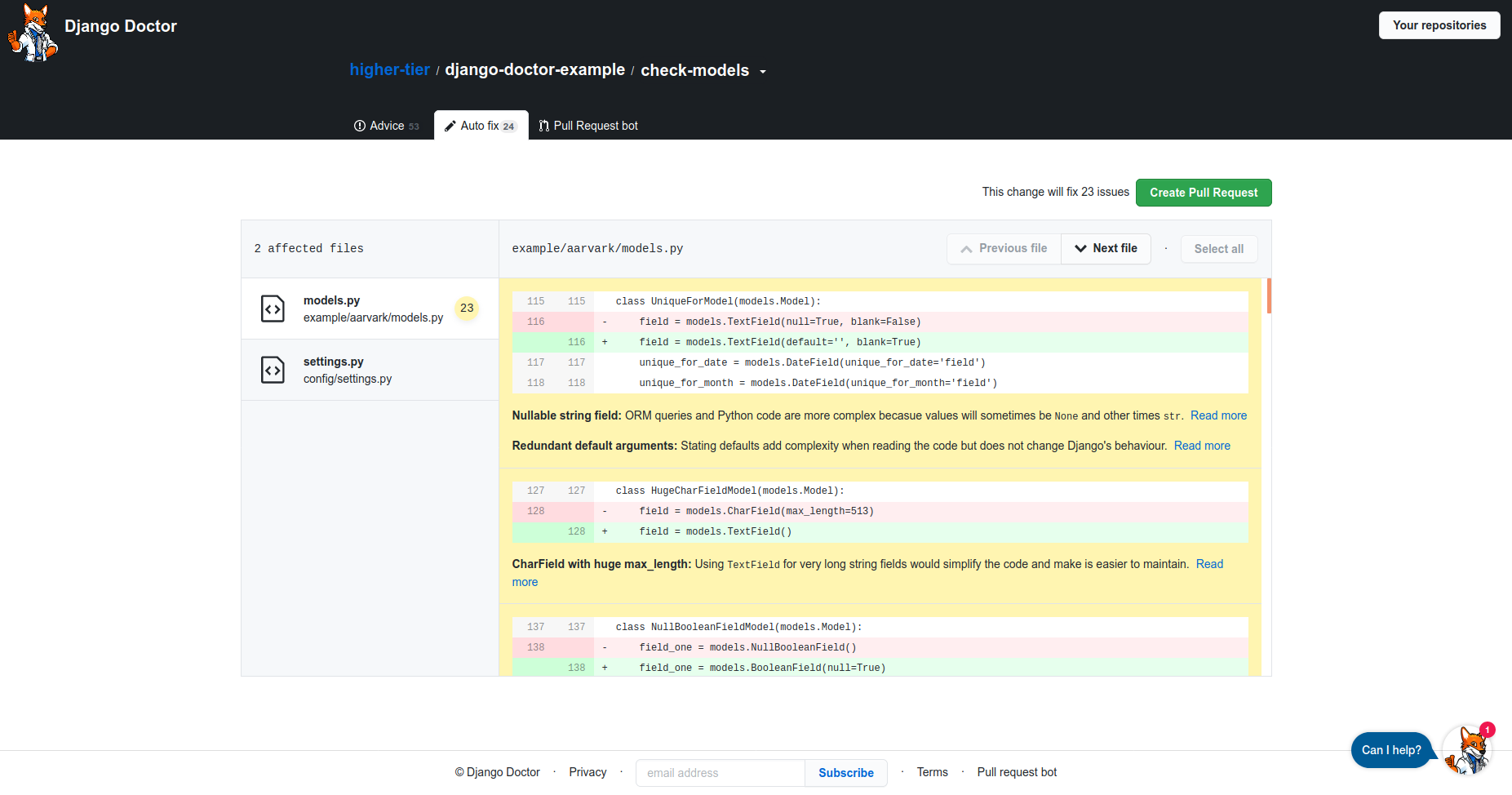 Django Doctor: Django code improvement bot | Product Hunt