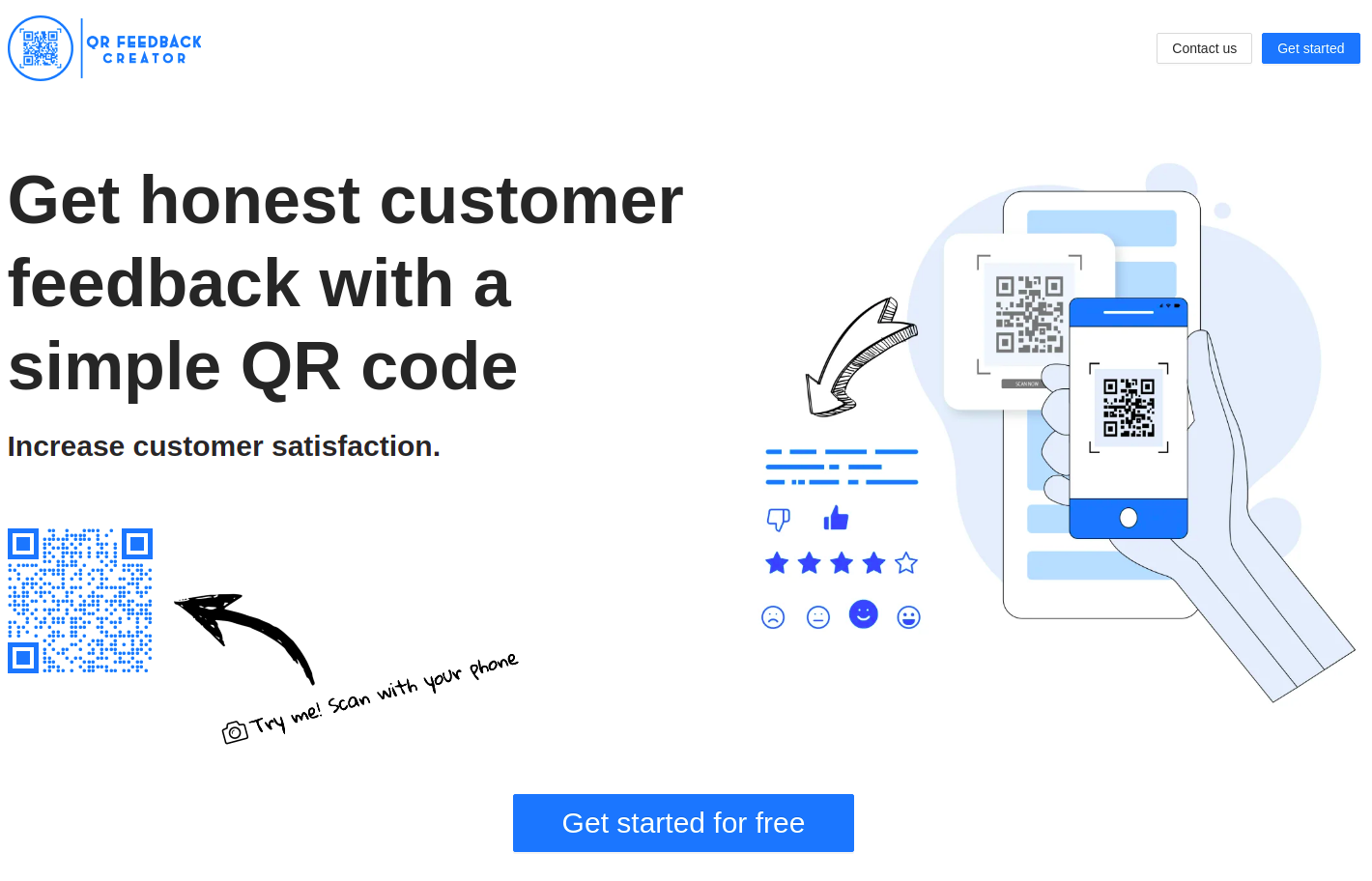 QR Feedback Creator: Collect customer feedback with a QR code | Product ...
