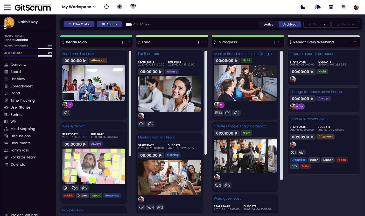 GitScrum: Project management tool for agile teams. | Product Hunt
