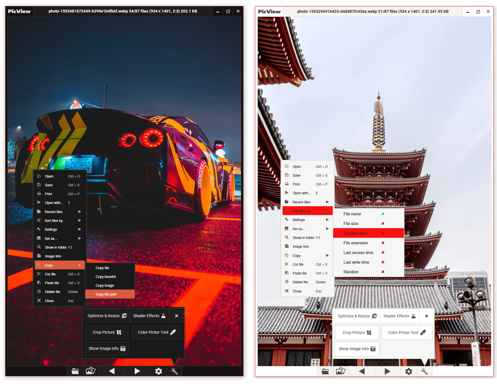 PicView: Picture Viewer with configurable UI and image galleries ...