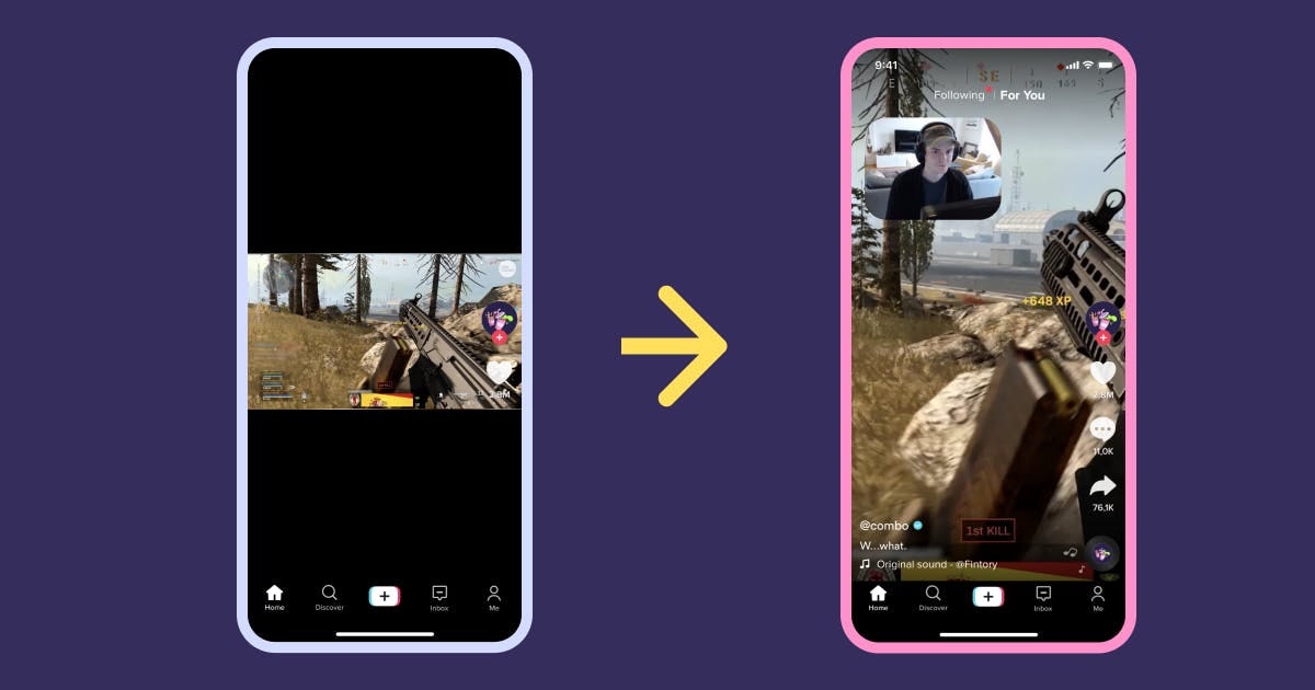COMBO Clips: Transform Twitch clips into TikTok videos | Product Hunt