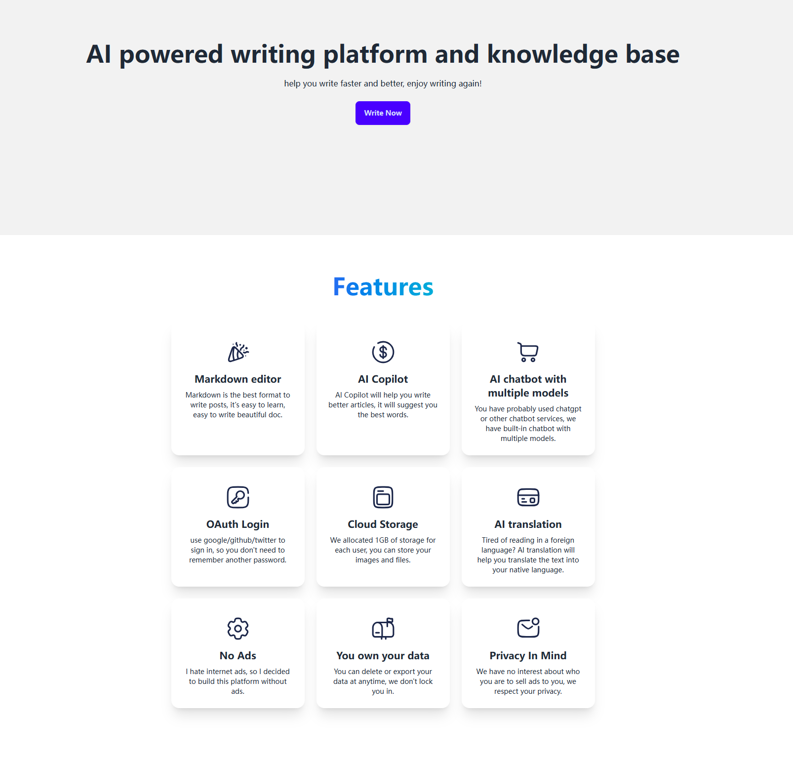 tmdx: AI, copilot, editor, blog | Product Hunt