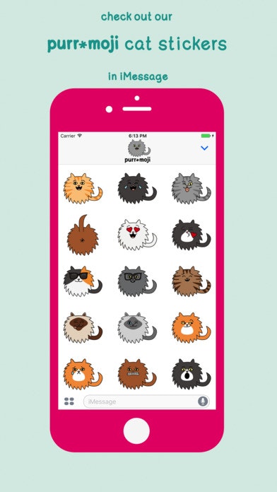 Purr-Moji App Cat Stickers - Fun Pack (for iMessage) - Product ...