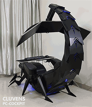 Scorpion Computer Cockpit by Cluvens - Zero-gravity gaming chair ...