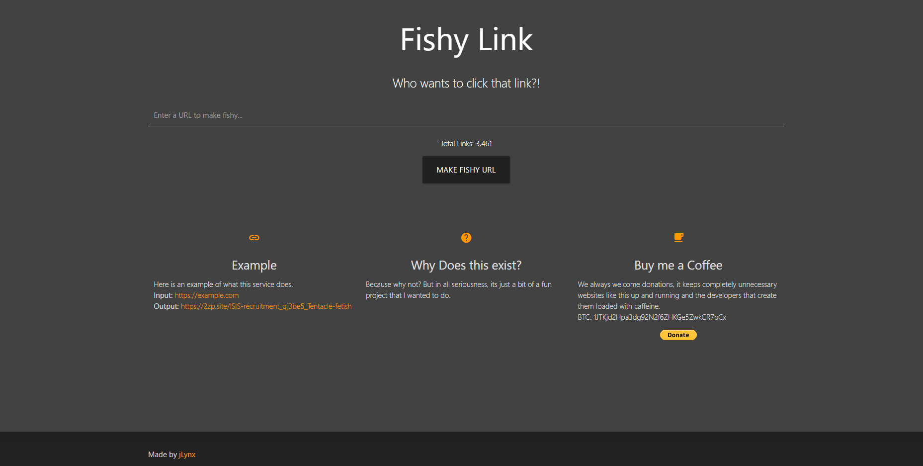Fishy Link: Who wants to click that link?! | Product Hunt
