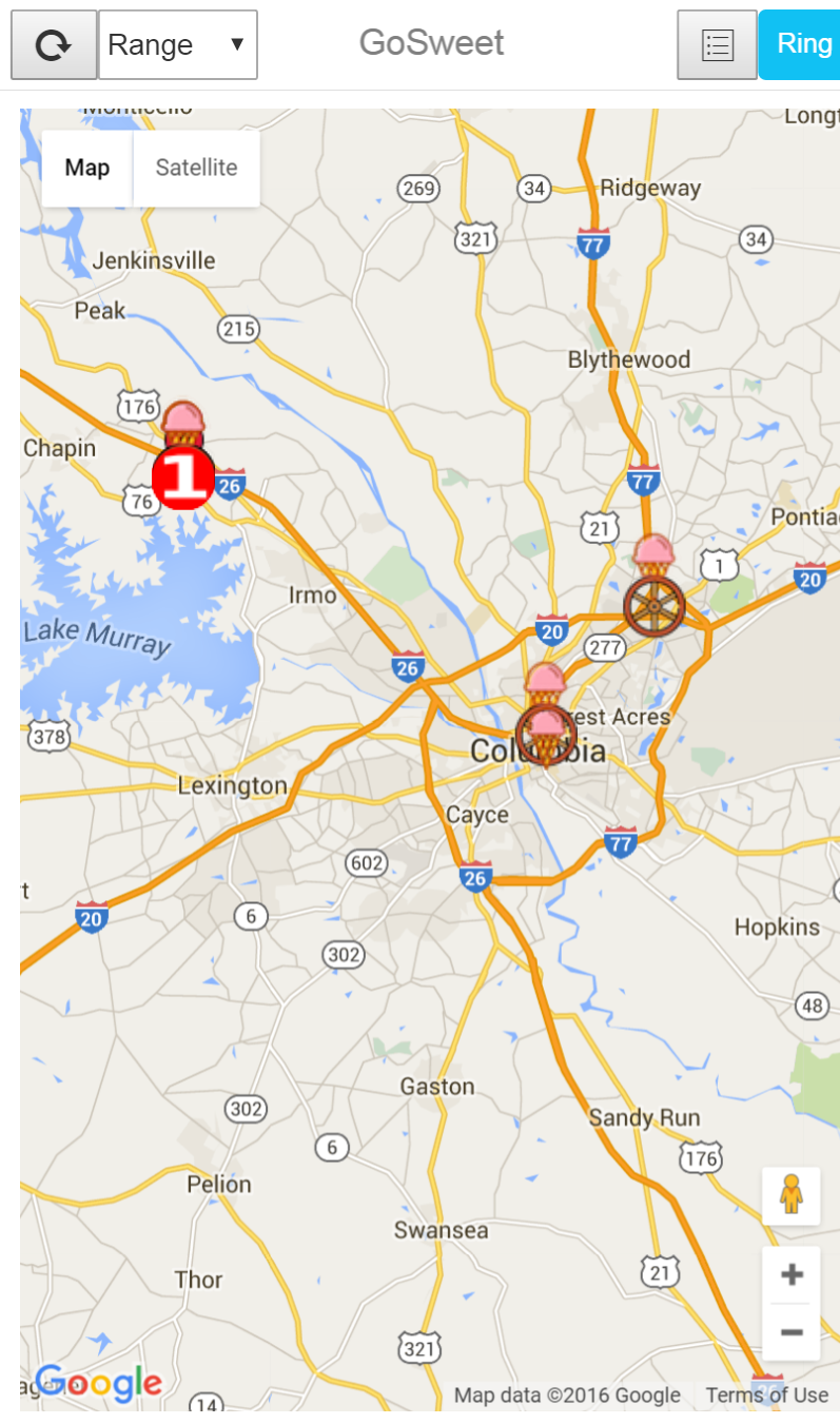 GoSweet, ice cream truck, icee and ice cream on demand Product ...