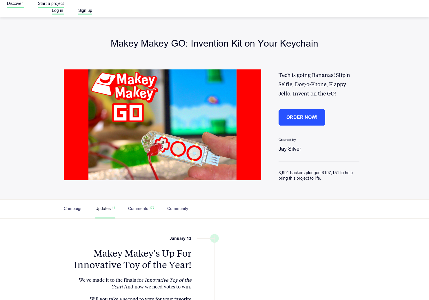 Makey Makey GO (KickStarter) - Product Information, Latest Updates, and ...