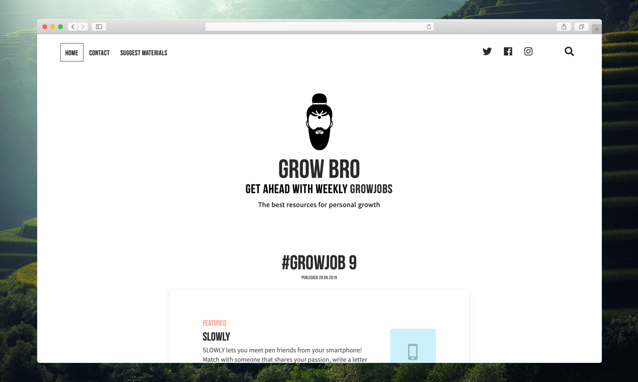 Grow Bro: Best resources for personal growth | Product Hunt