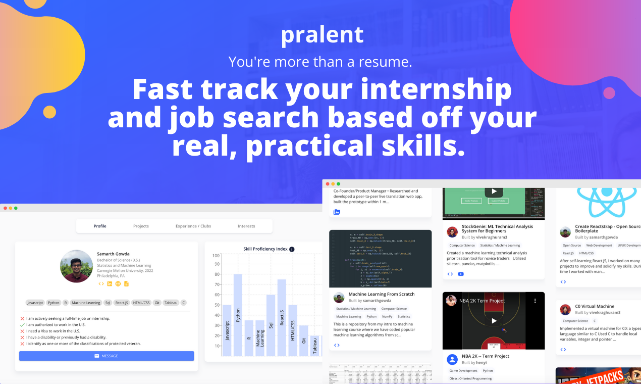 Pralent - You're more than a resume - Product Information, Latest ...