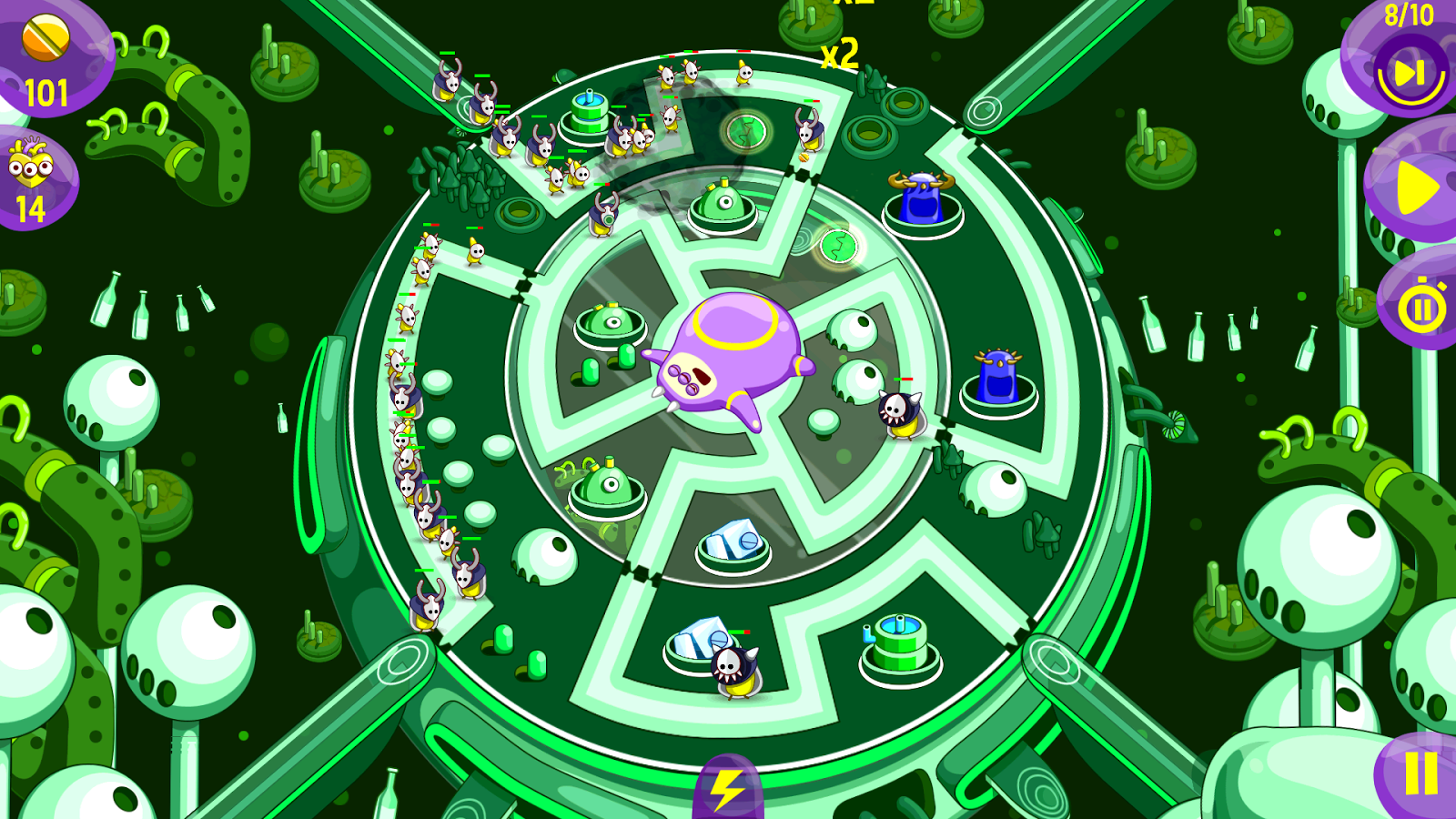 Sleep Attack: Tower Defense - you control the layout of the battlefield ...