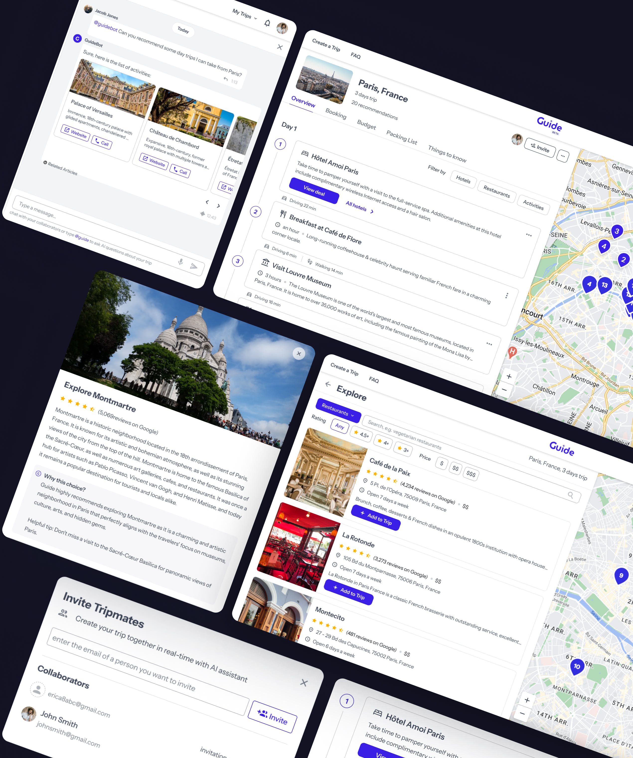 Coming soon: Guide - AI powered trip planner | Product Hunt