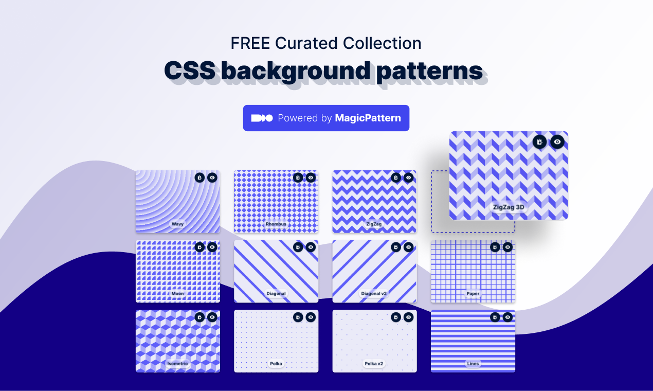 CSS Background Patterns - Free editable patterns that actually look ...