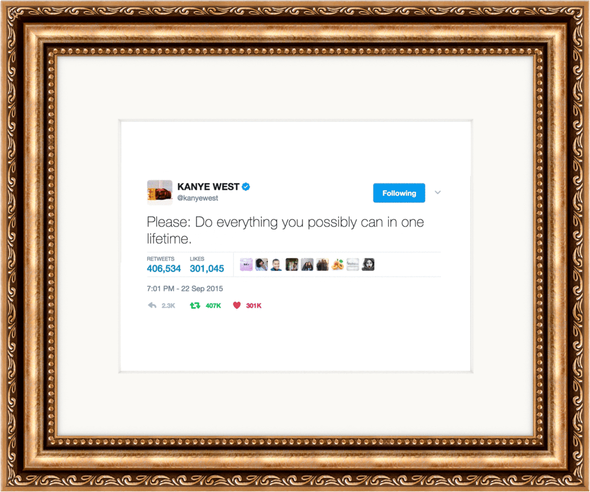 Framed Tweets: Get a framed poster of great tweets | Product Hunt