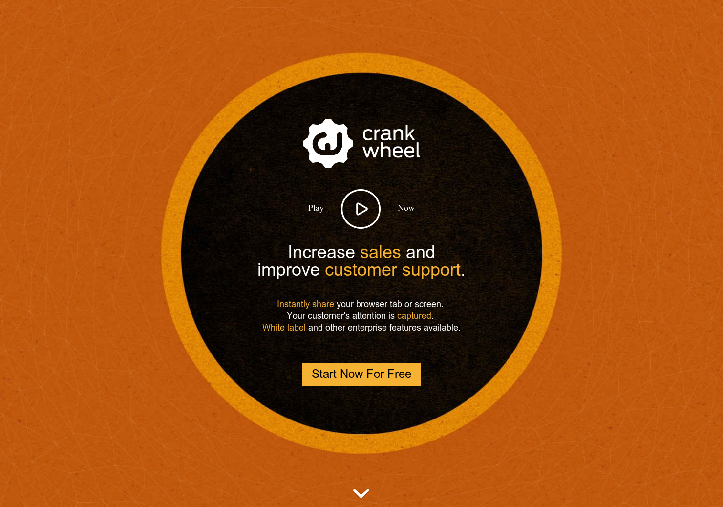 CrankWheel: Insanely simple freemium screen sharing +enterprise ...