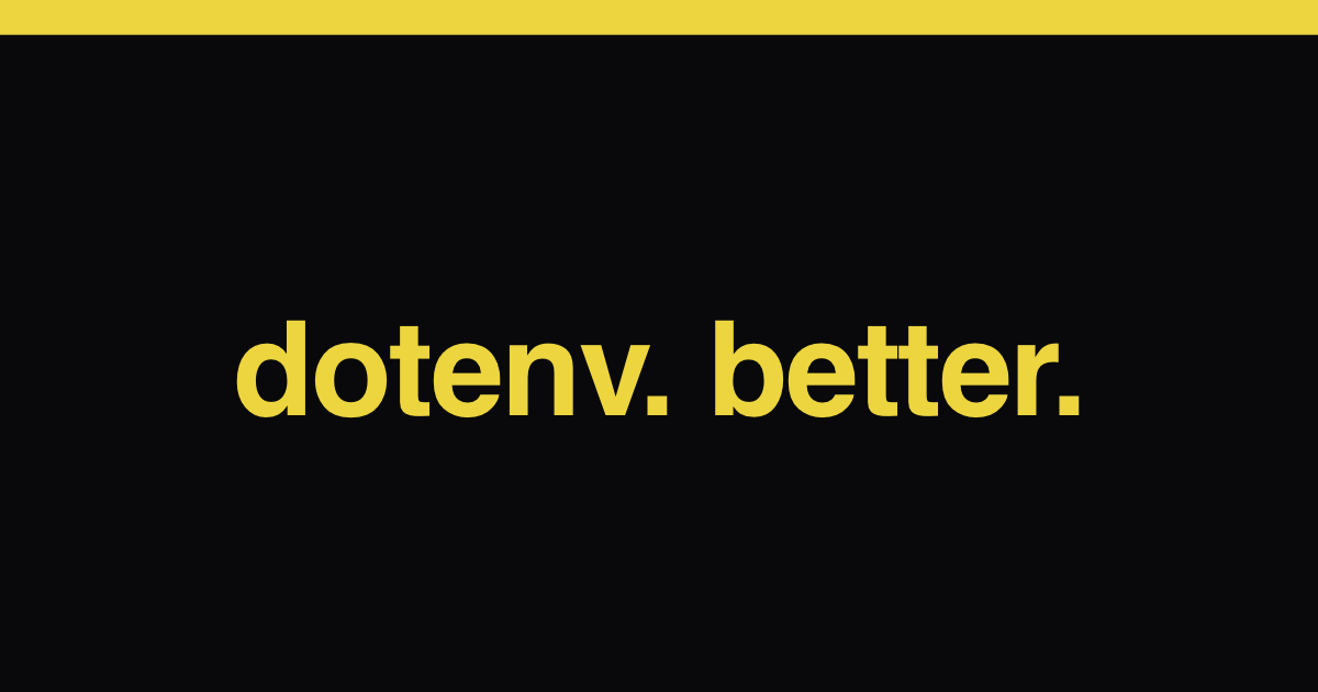 dotenvx: A better dotenv–from the creator of dotenv | Product Hunt
