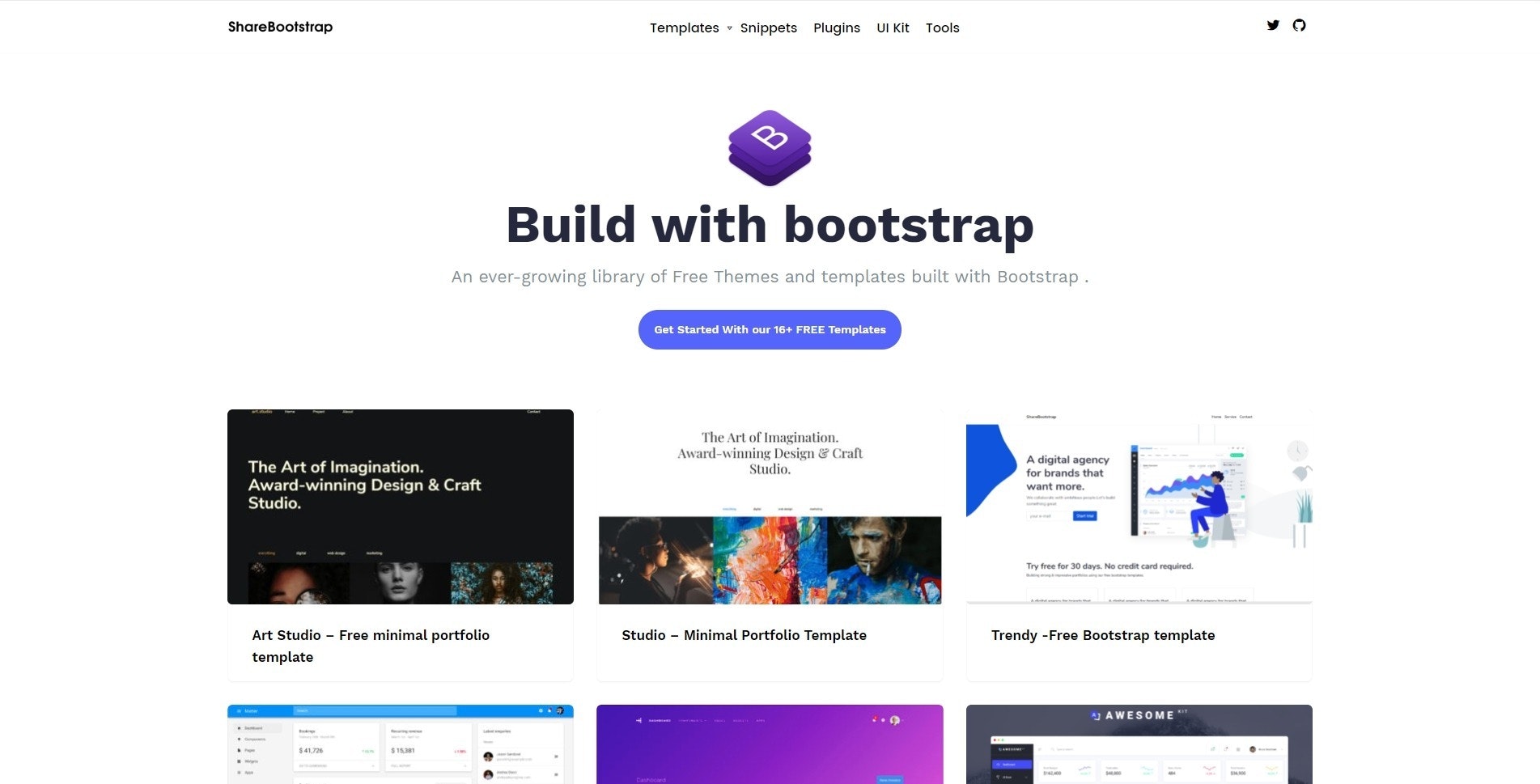 ShareBootstrap - free templates - Product Information, Latest Updates ...