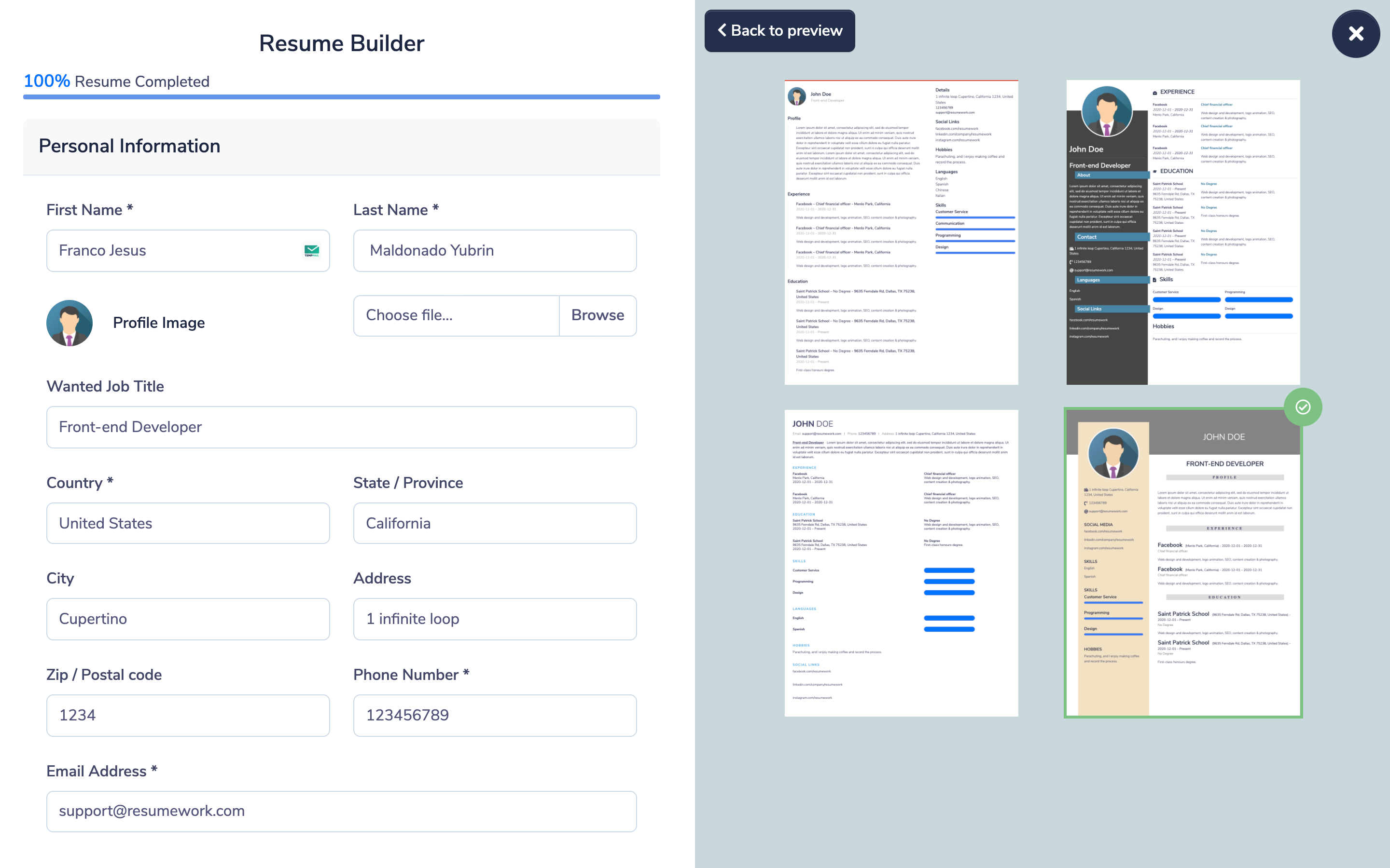 Resume Work - Create a job-worthy resume for free | Product Hunt