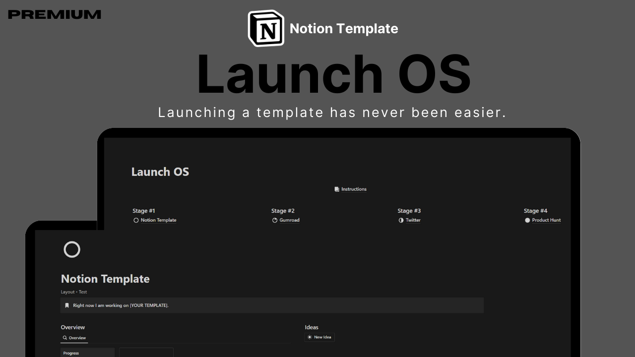 Launch OS: Launching a template has never been easier. | Product Hunt