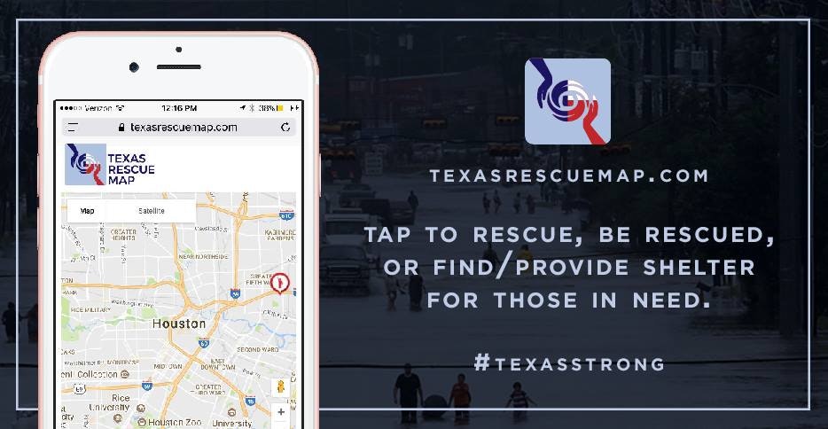 Texas Rescue Map: A map of rescuers & open shelters around Houston ...