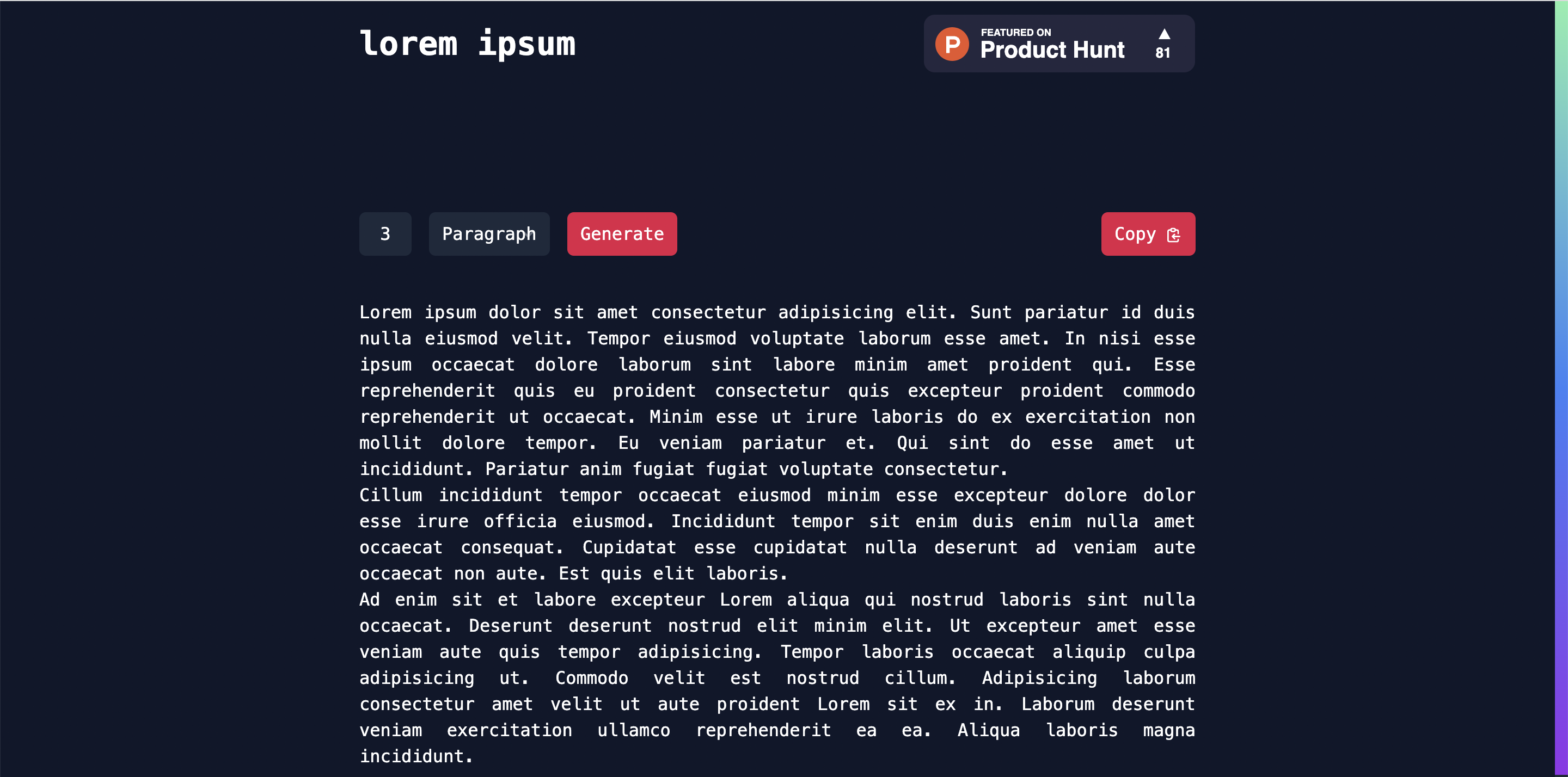 Let's Lorem Ipsum Makers and Employees (2025) | Product Hunt