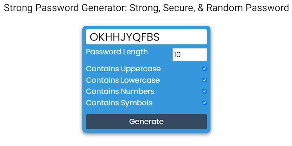 Strong Password Generator Product Information And Latest Updates 2025 Product Hunt