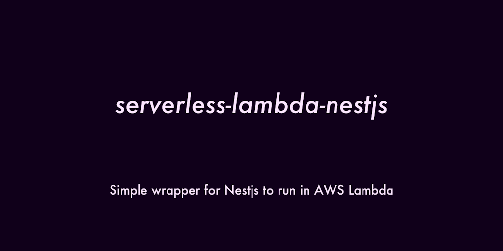 Nestjs Serverless Framework Adapter Product Information Latest Updates And Reviews 2025
