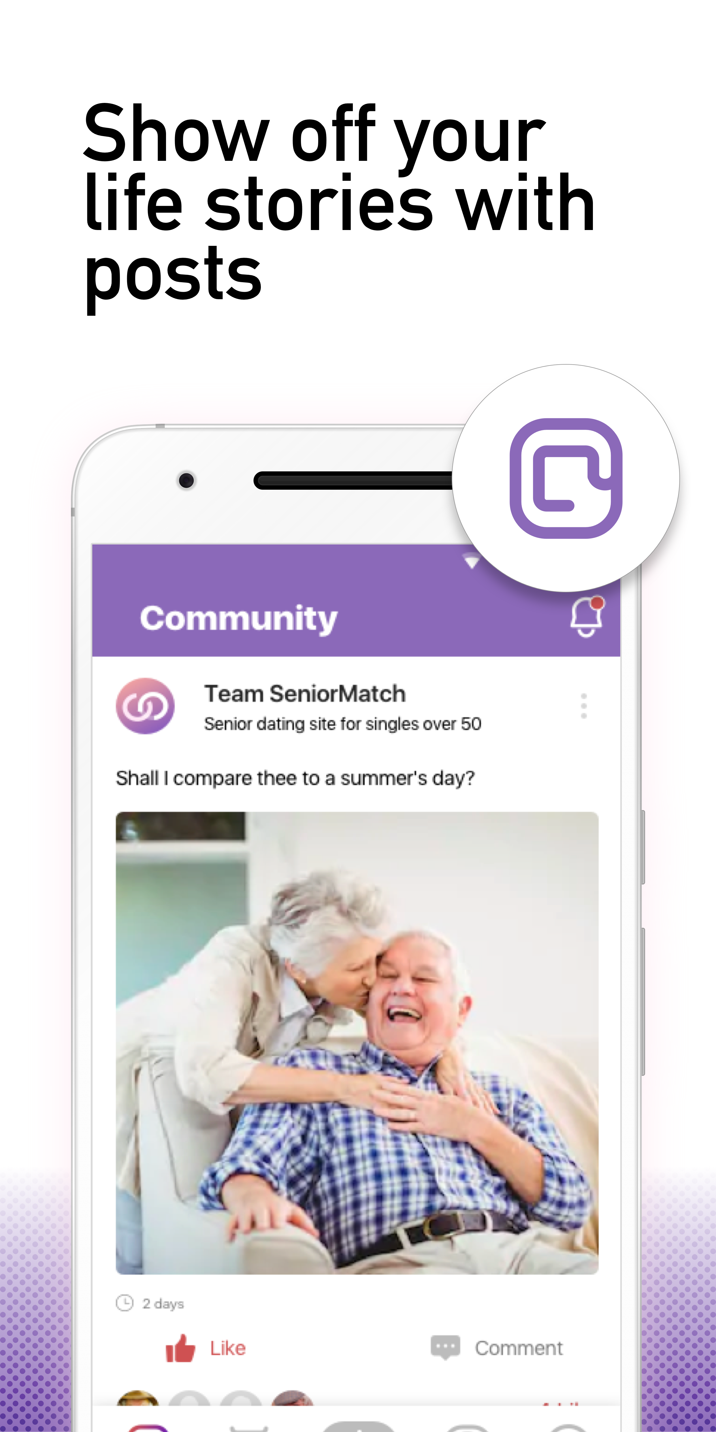 Senior Meet Me - Dating 50+: let living-alone seniors feel safe and ...