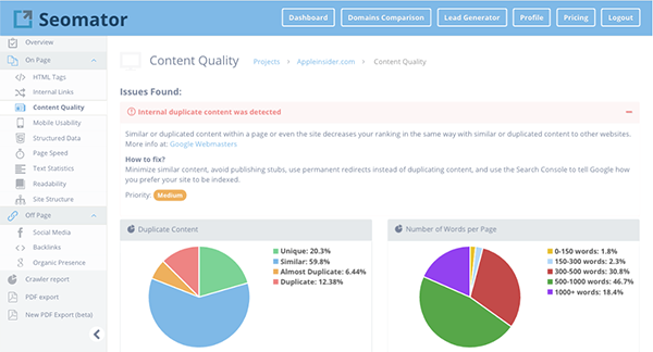 Seomator: Seomator analyzes site | Product Hunt