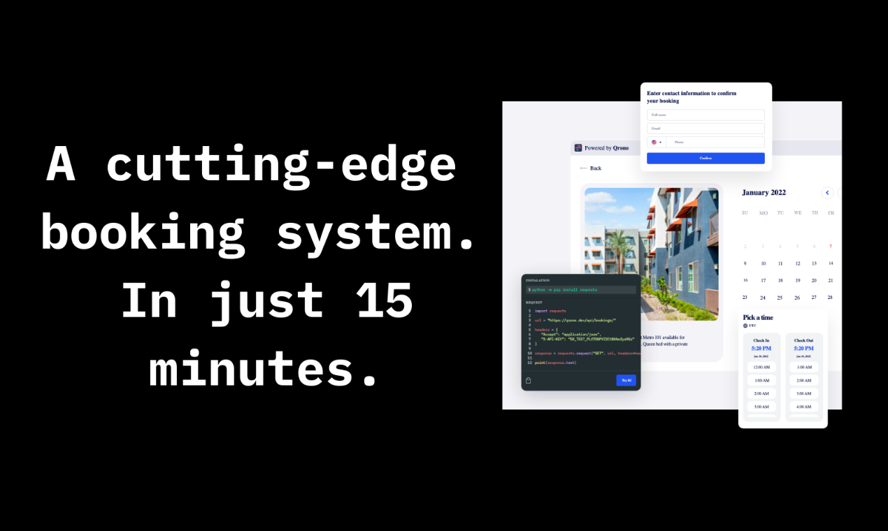 Qrono: Build a rental company in 15 minutes | Product Hunt