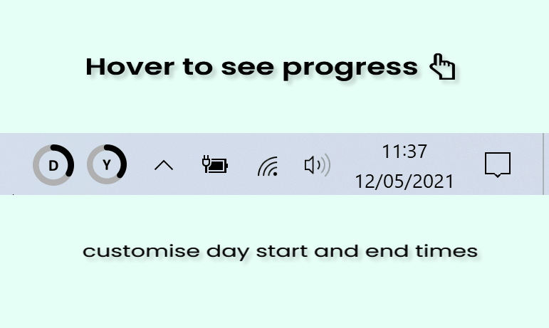 Progressbar A Windows Taskbar App To Track Your Day And Year Progress Product Hunt 