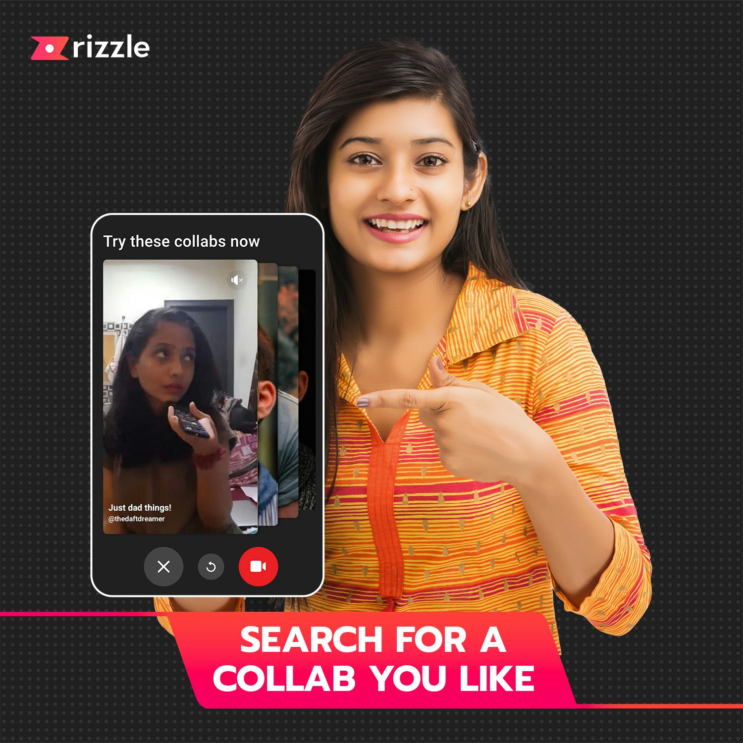 Collabs by Rizzle: Easiest way to create videos with friends. Made by ...