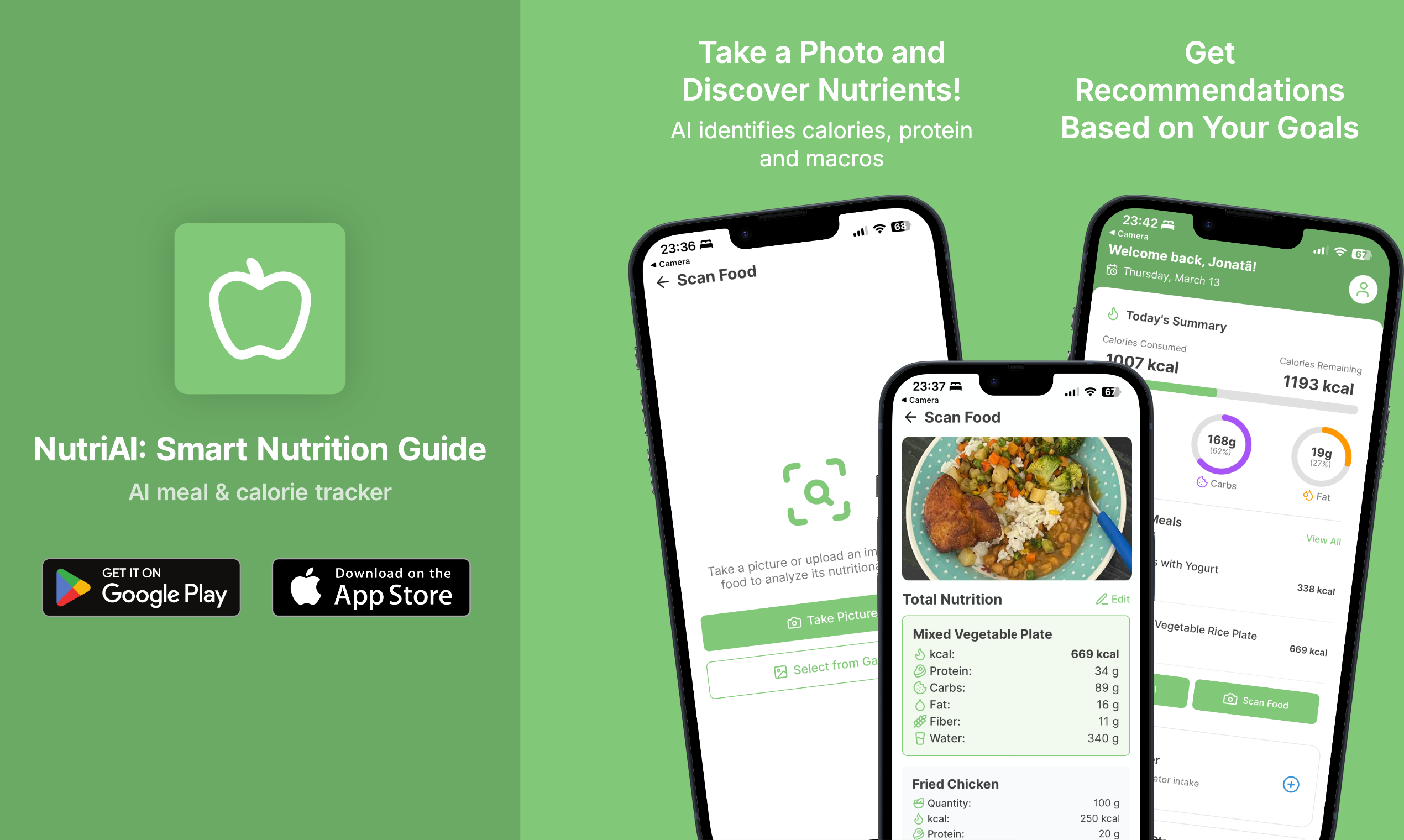 NutriAI: Your Smart Nutrition Coach: AI-powered meal tracking for ...